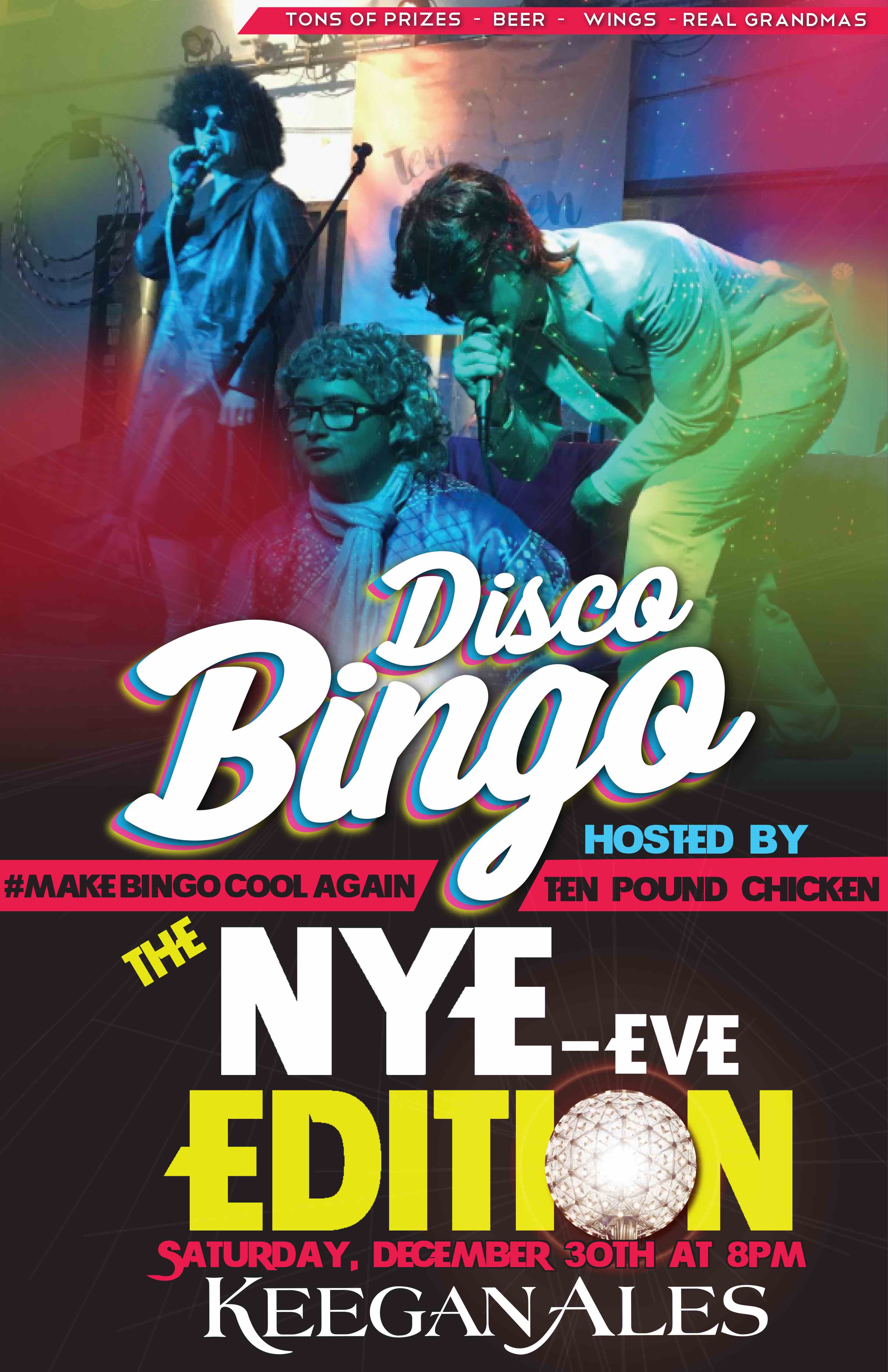 Disco Bingo NYE-Eve - Keegan Ales
